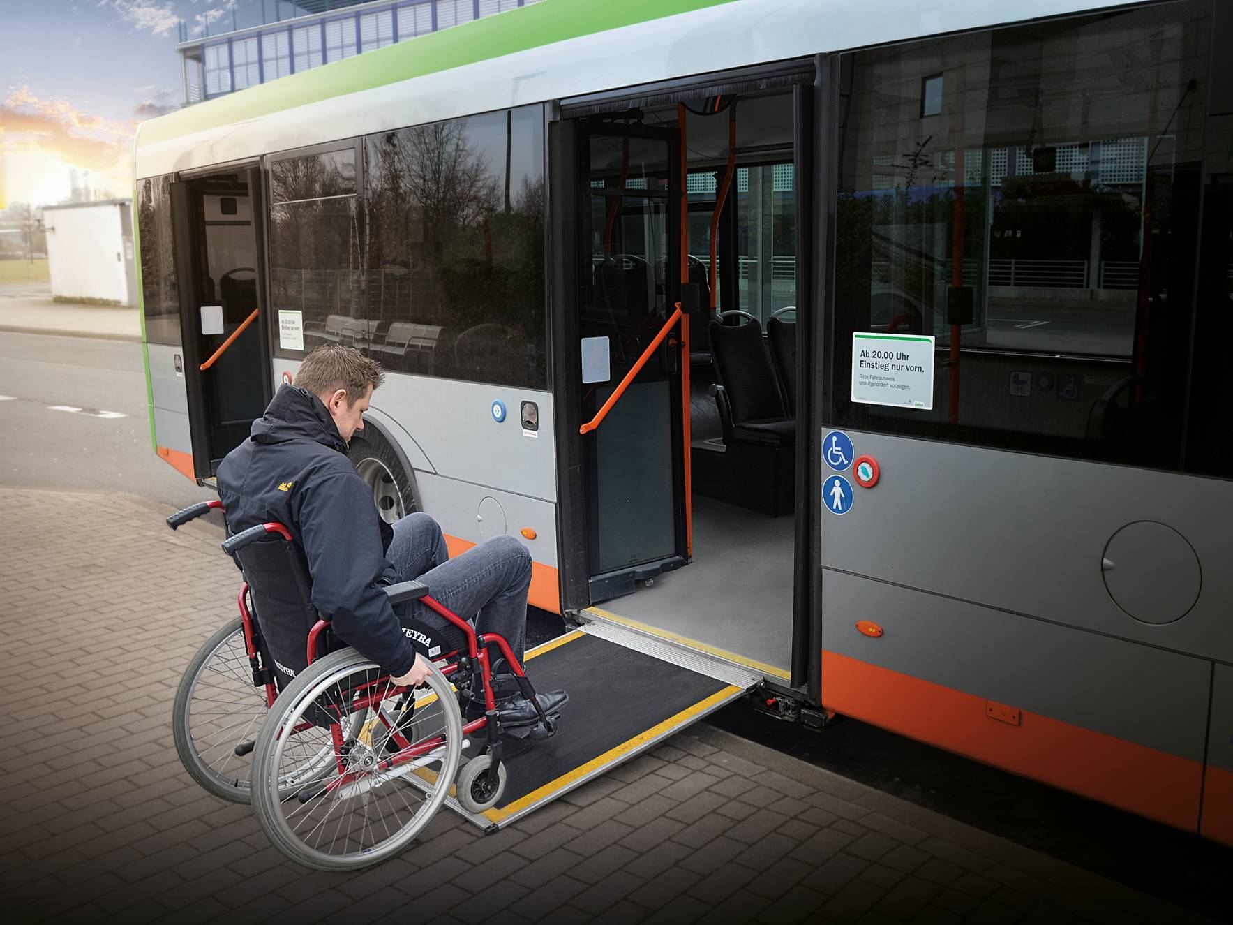 Ramps for people with disabilities – Palfinger Kran kamionske nadogradnje